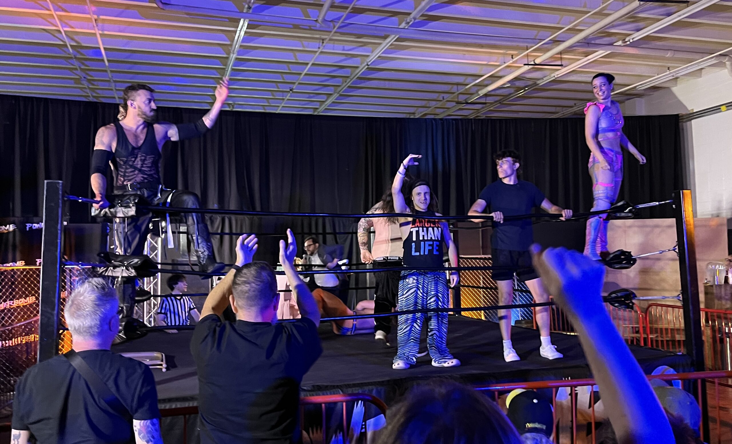 Powerbomb Wrestling kicks off with a bang at Logan Street Market - Eat ...